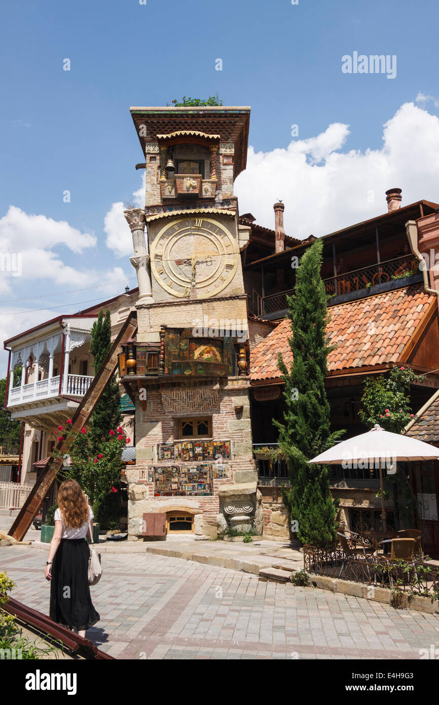 Tbilisi clock tower hi-res stock photography and images - Alamy