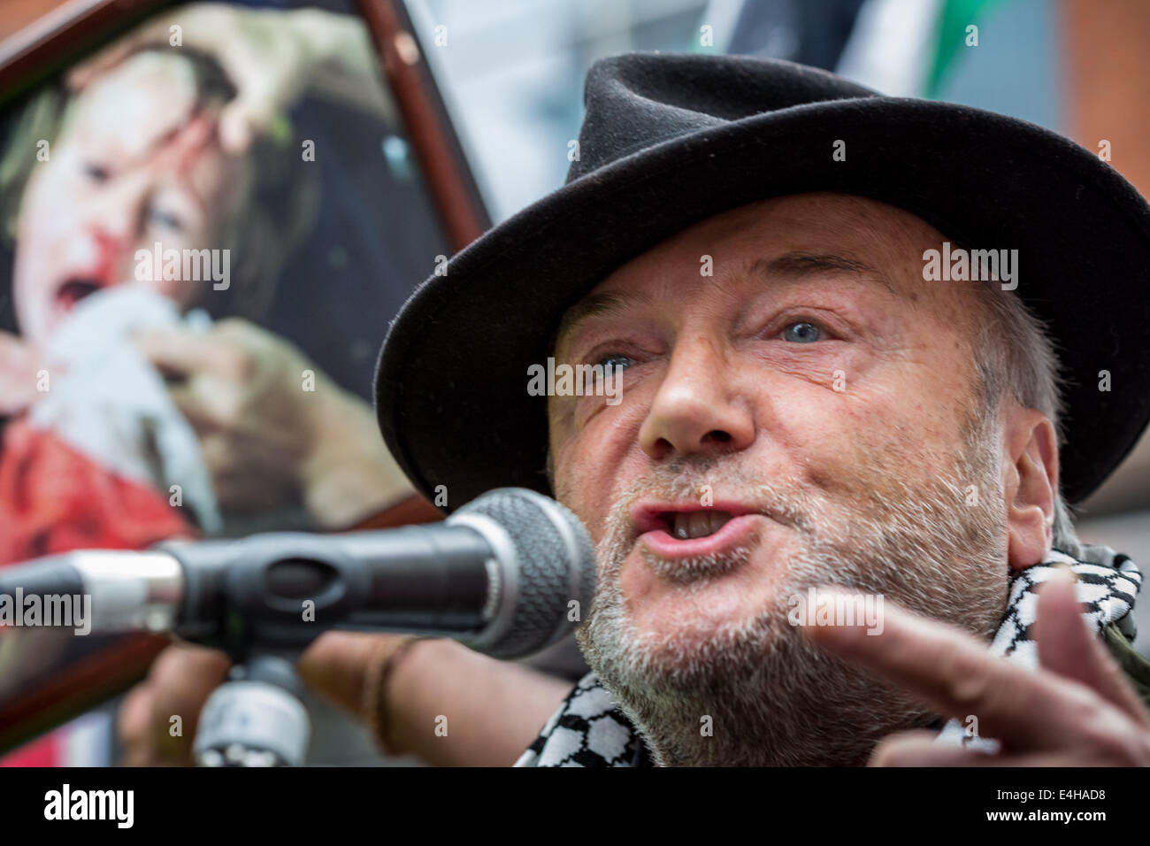 London, UK. 11th July, 2014. George Galloway, Respect Party Member of ...