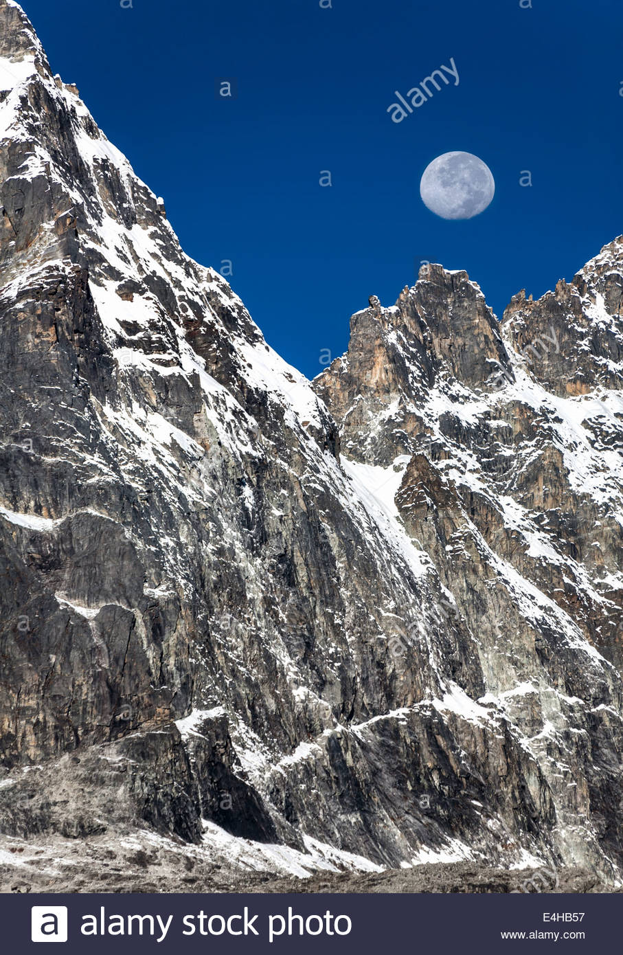 Mountain Nepal Peaks Range High Resolution Stock Photography and Images ...