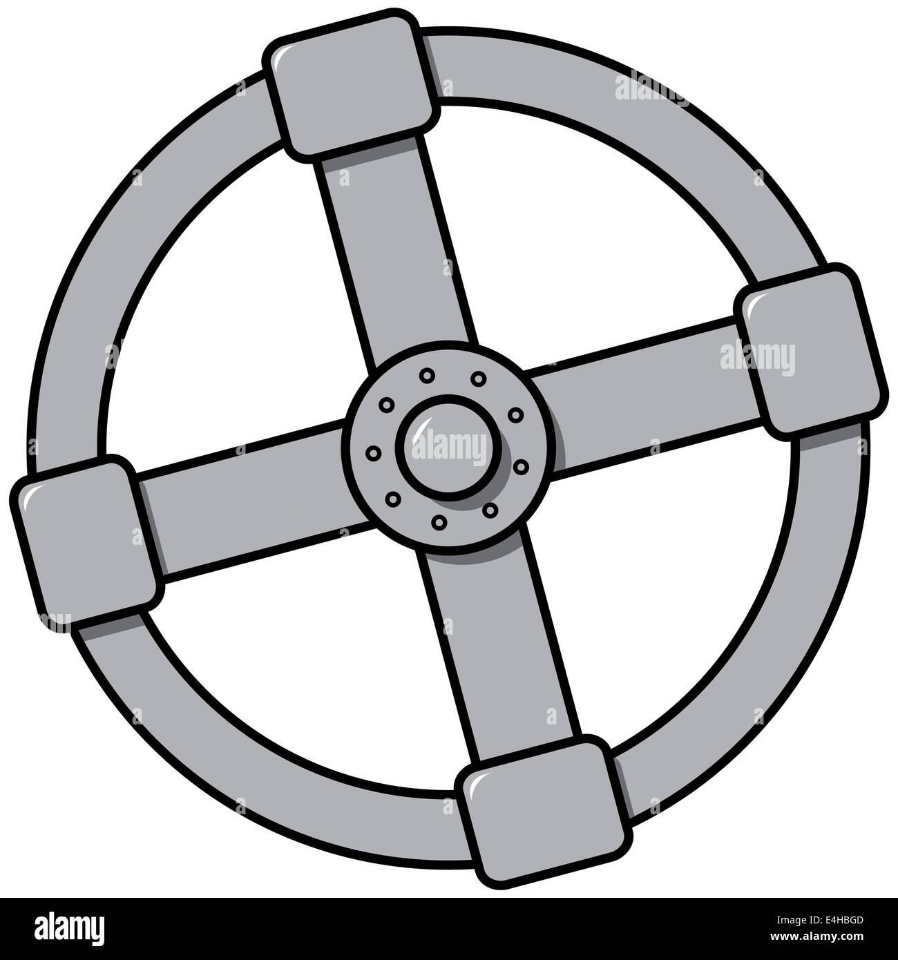 A simple image of the gas valve Stock Photo - Alamy