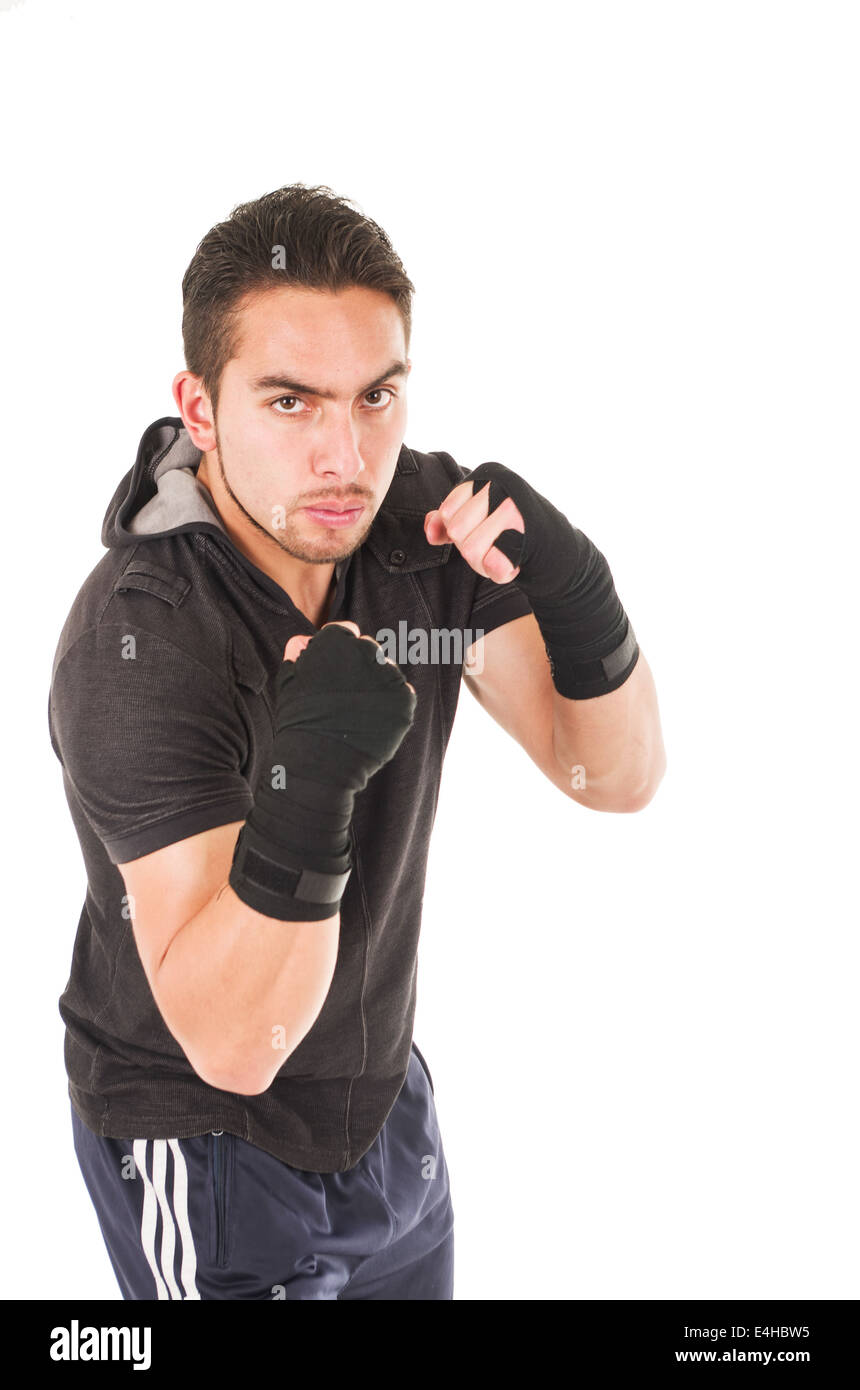 Hispanic man martial arts fighter hi-res stock photography and images ...