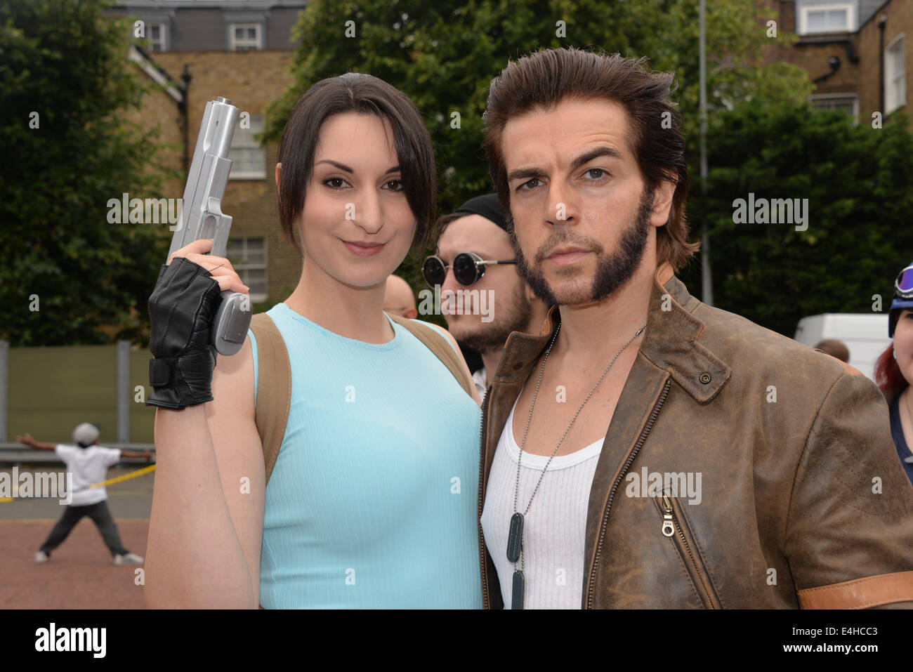 London, UK. 11th July, 2014. Actor's and Actress dress in Cosplay ...