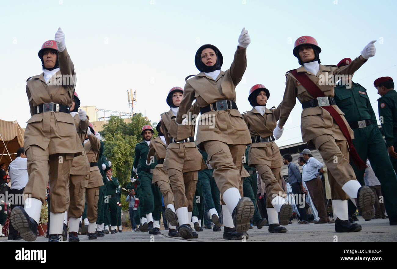 Lahore, Pakistan. 11th July, 2014. Pakistani Female Rescue 1122 ...