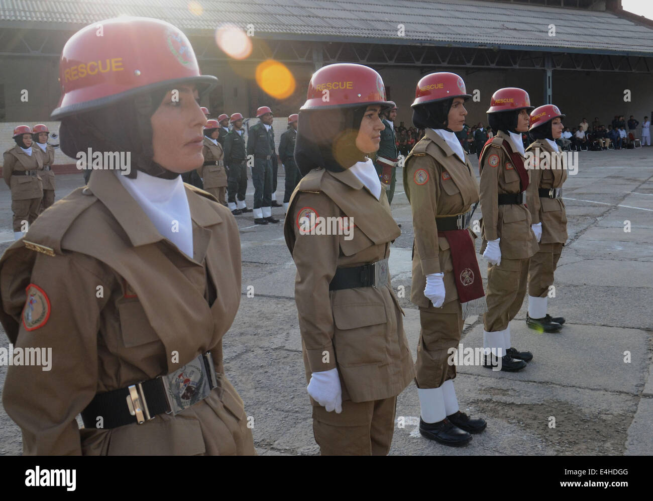 Lahore, Pakistan. 11th July, 2014. Pakistani Female Rescue 1122 ...
