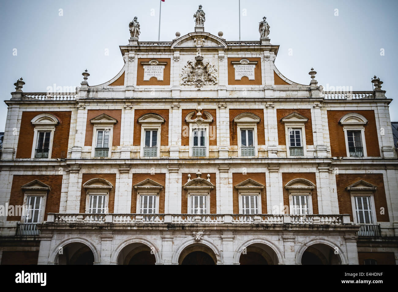 Main facade.Palace of Aranjuez, Madrid, Spain.World Heritage Site by ...
