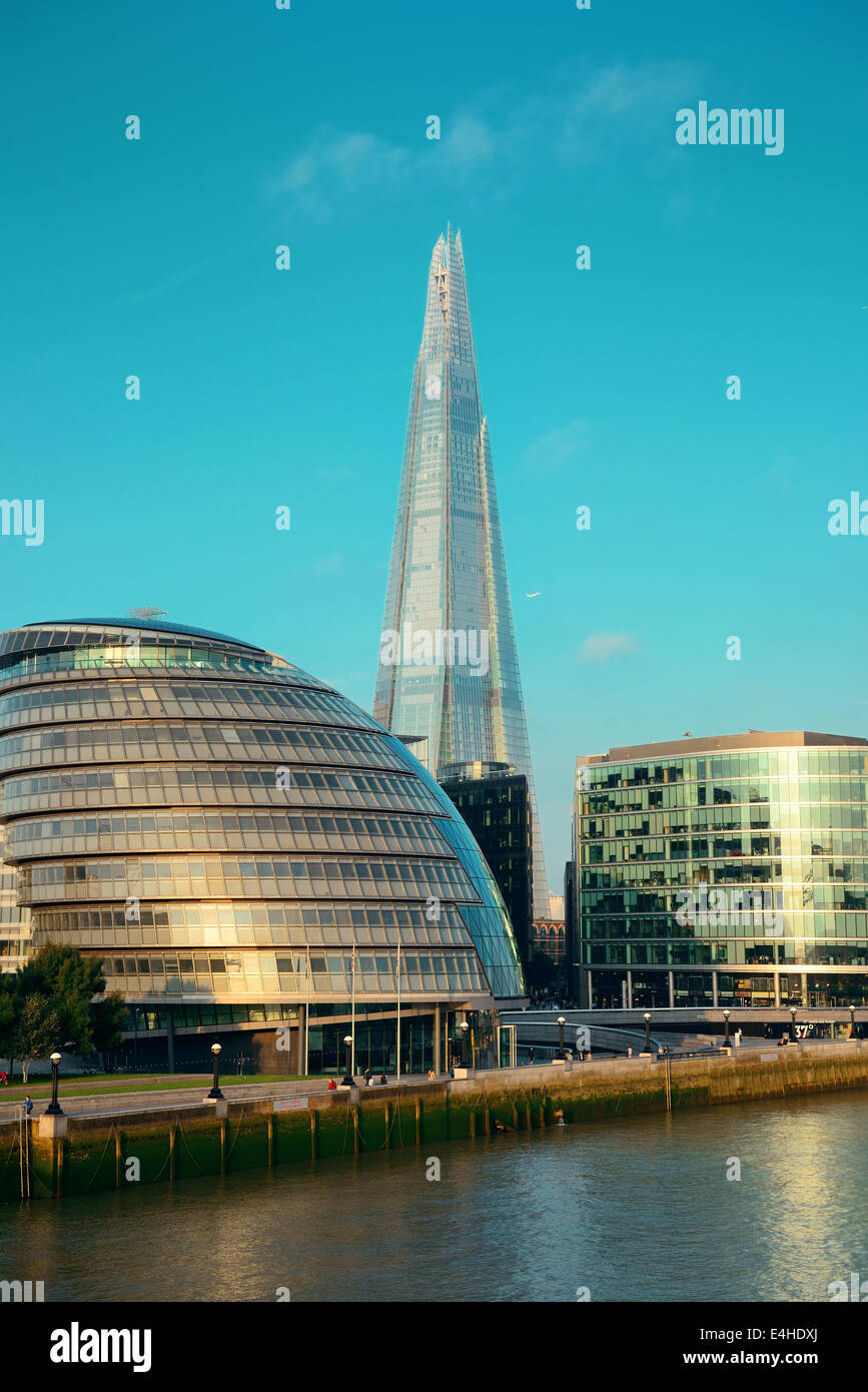 LONDON, UK - SEP 27: The Shard and urban architecture on September 27 ...