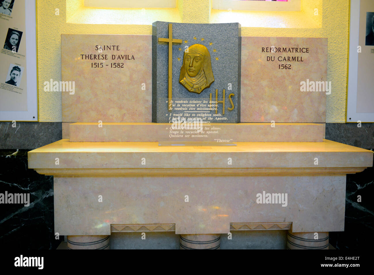 National Shrine of St. Therese Lisieux France Little Flower Basilica ...