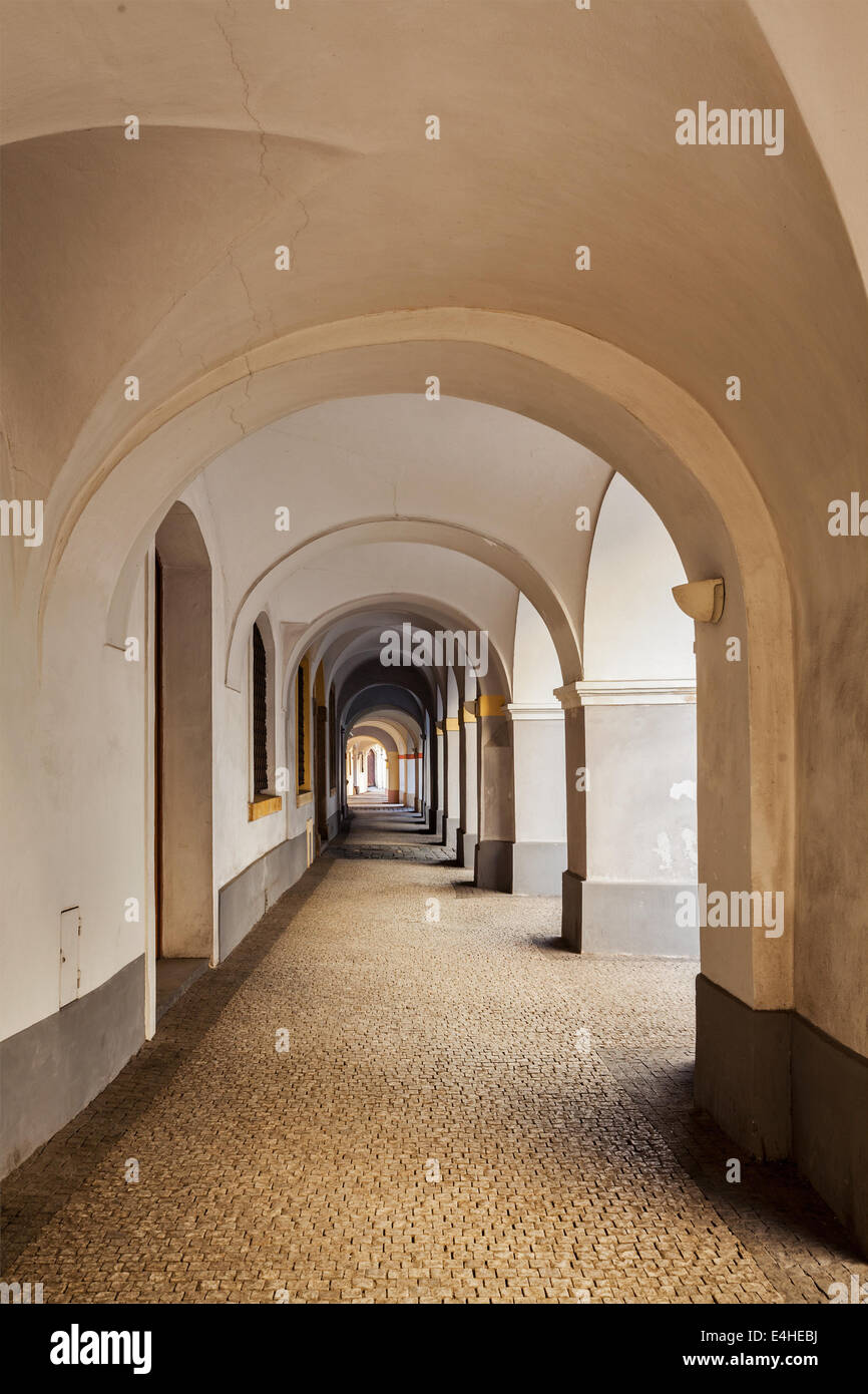 Arcade in Prague, Czech Republic Stock Photo - Alamy
