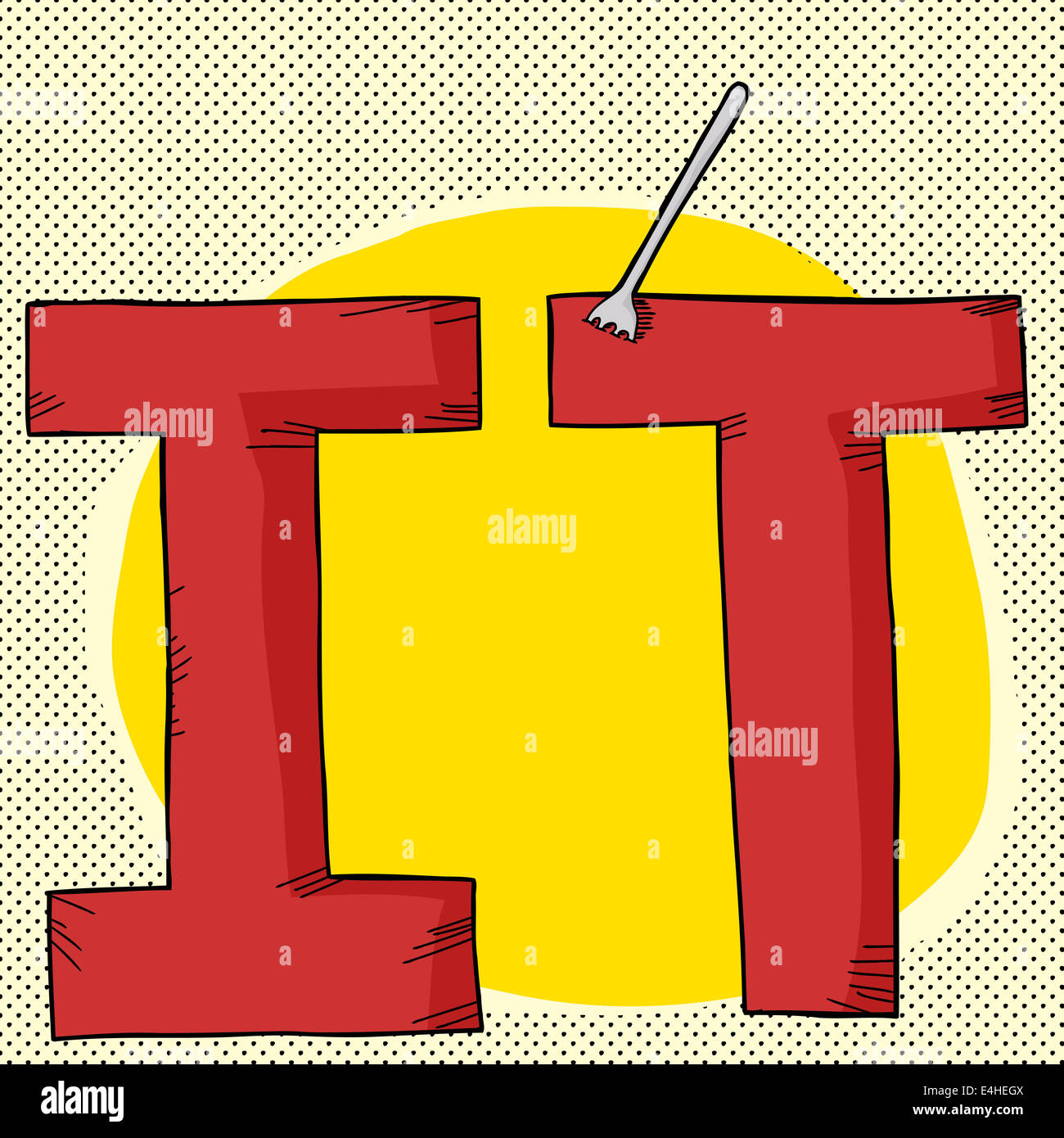 Stick a fork in it hi-res stock photography and images - Alamy