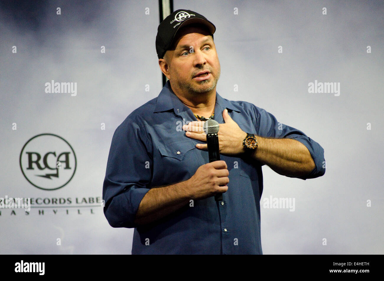 Nashville Tennessee, July 10, 2014. Garth Brooks, Country Music artist ...