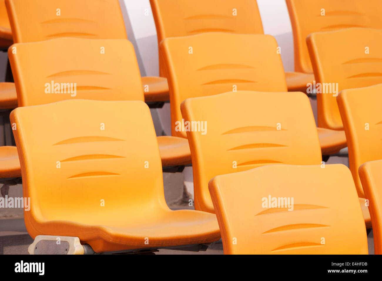 Chairs in the sports stadium Stock Photo - Alamy