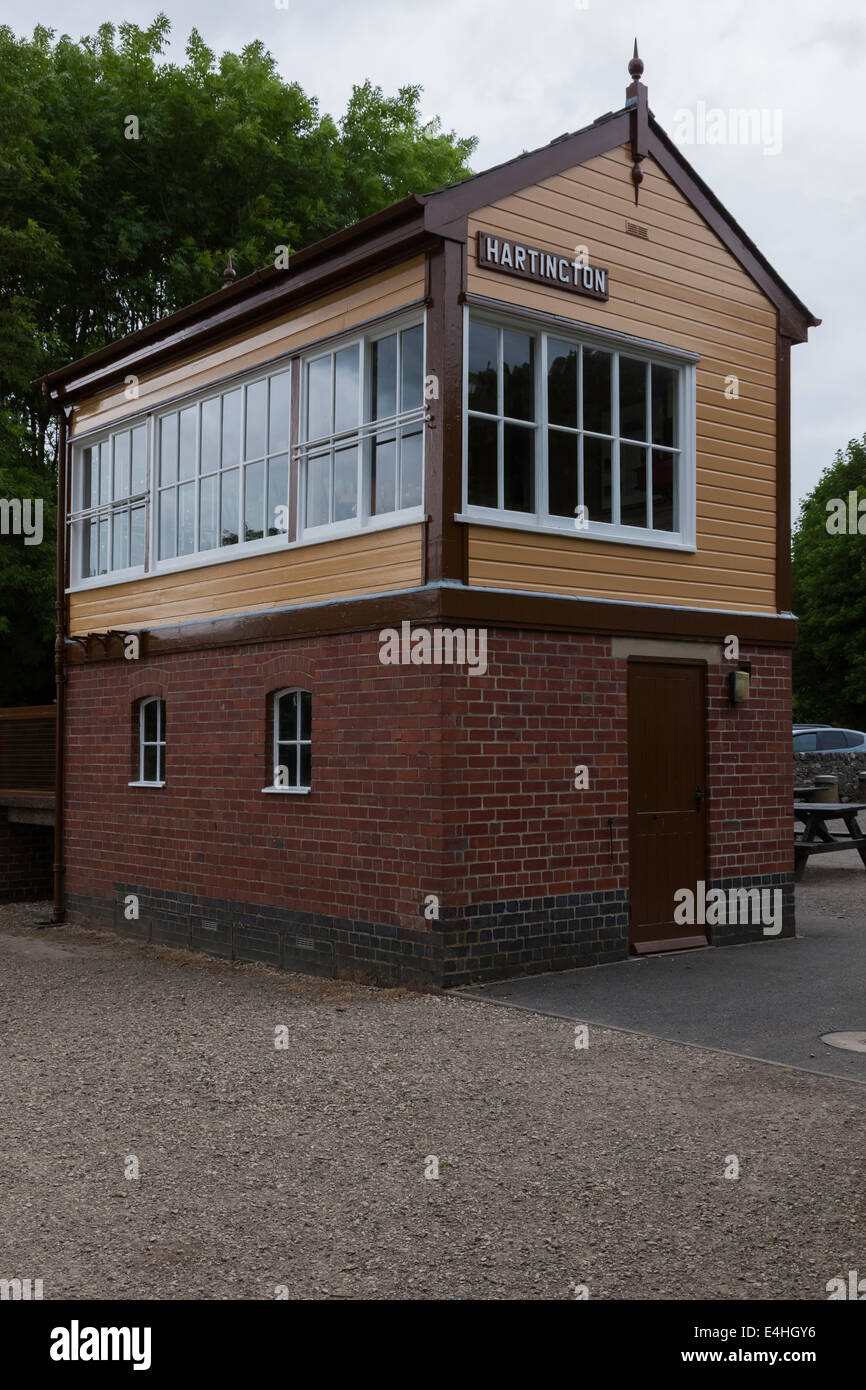 Hartington Signal Box Stock Photo - Alamy