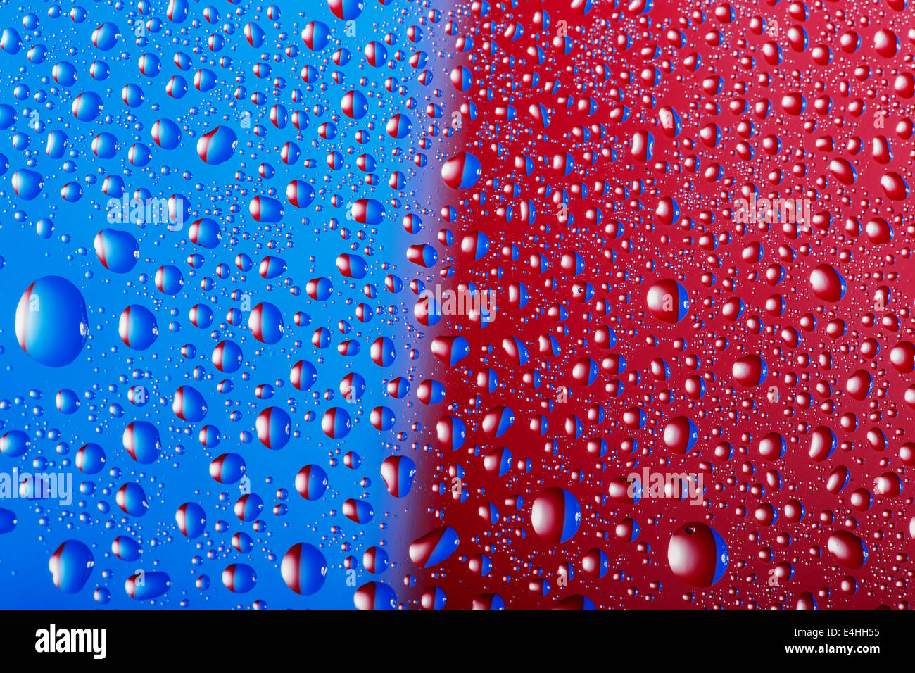 colored drops on the surface Stock Photo - Alamy