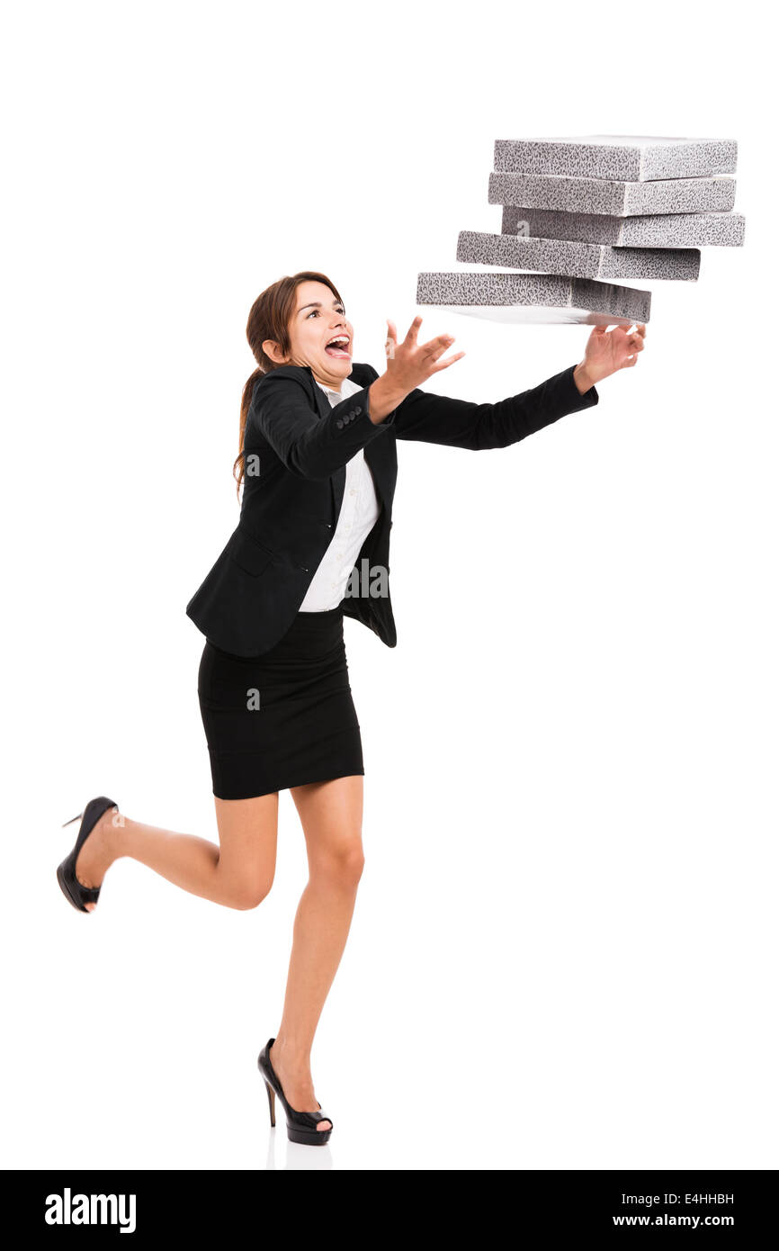Paper work in office hands Cut Out Stock Images & Pictures - Alamy