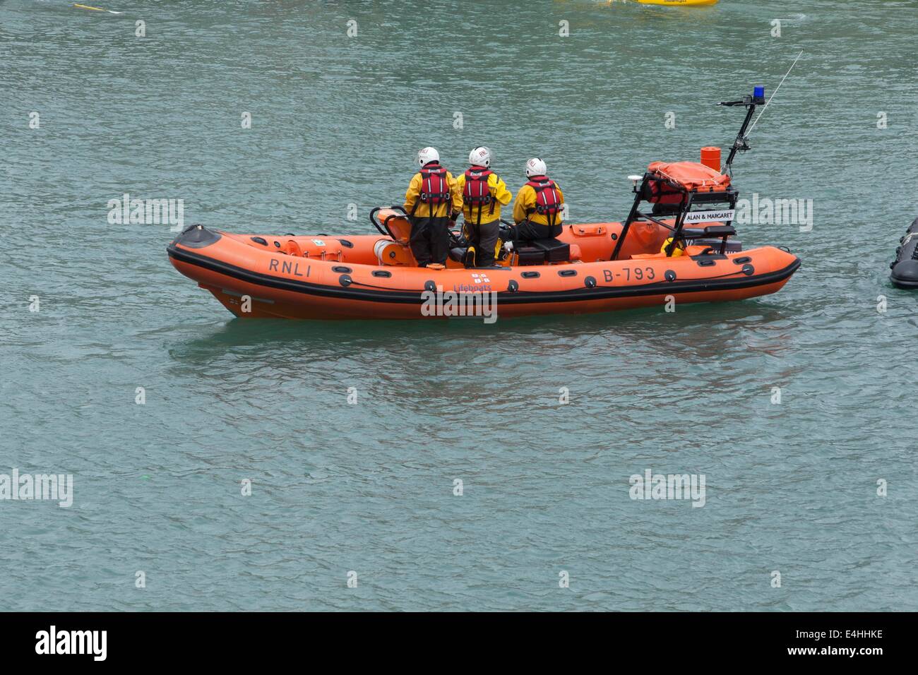 Rigid inflatable inshore lifeboat hi-res stock photography and images ...