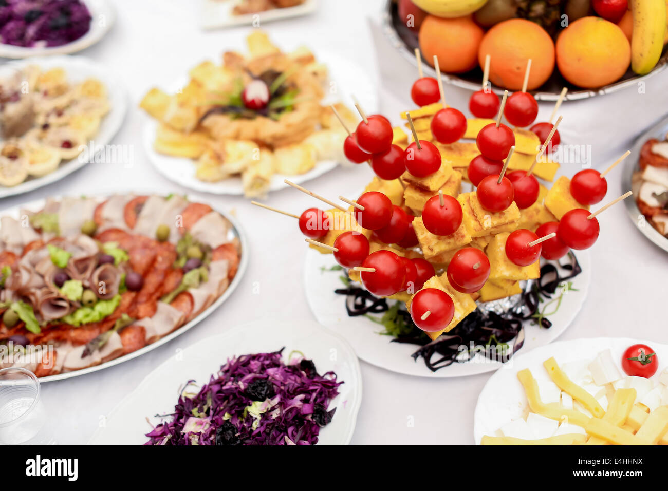 Food on the table Stock Photo - Alamy