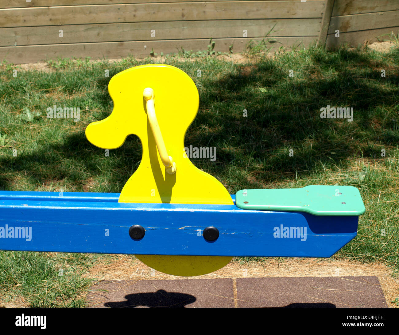 cheerful children's playground is located in the park Stock Photo - Alamy