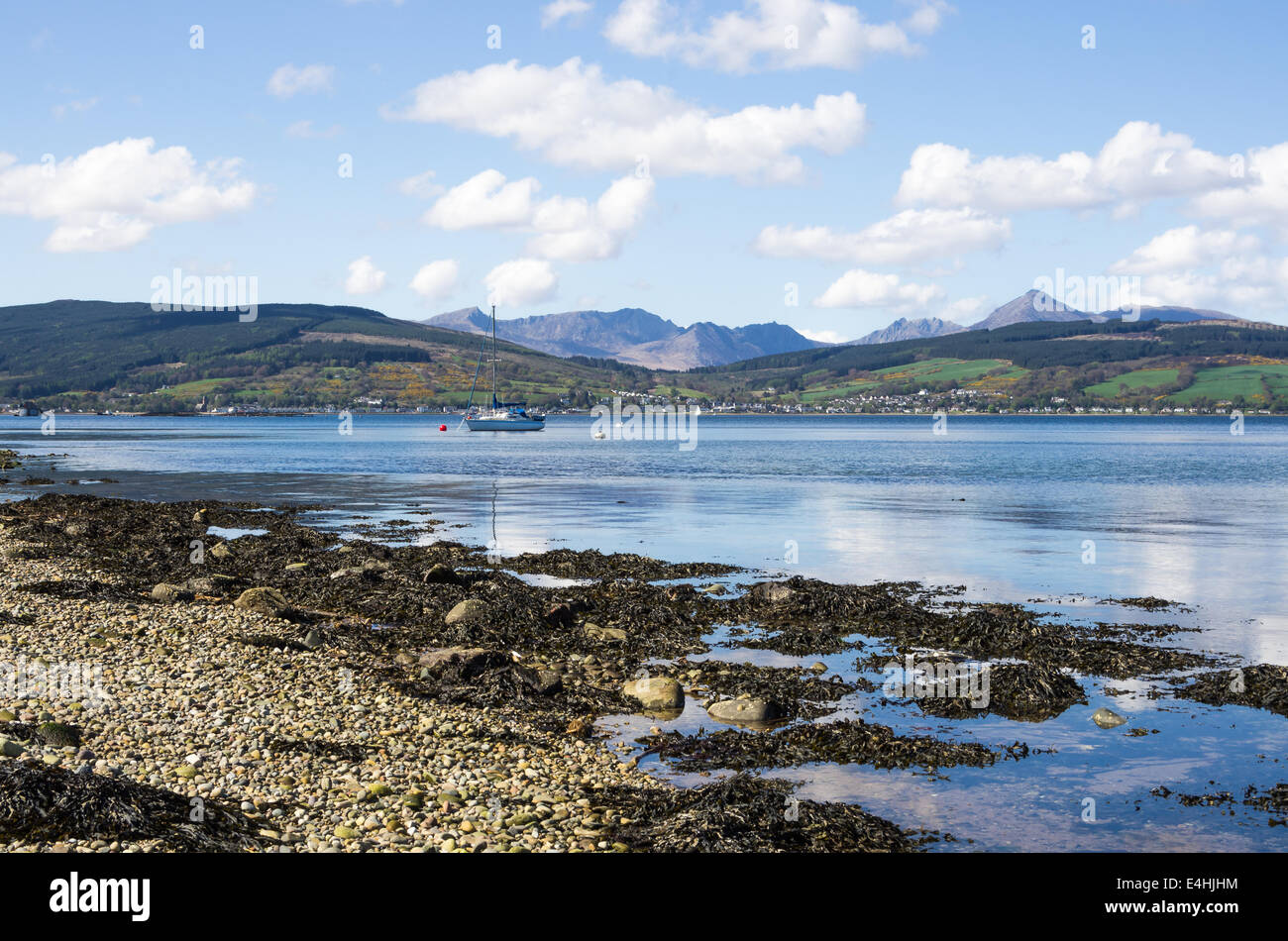 Lamlash Bay on the Isle of Arran, Scotland Stock Photo - Alamy