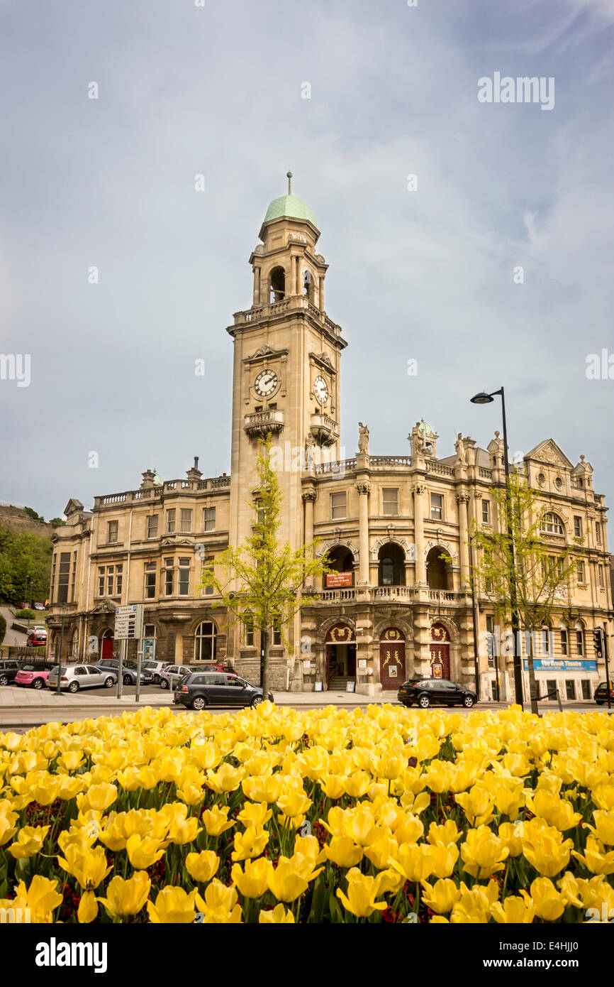 The Brook Theatre, formerly Chatham town hall Stock Photo - Alamy