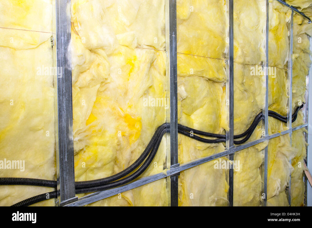 Inside wall insulation mineral wool hi-res stock photography and images ...