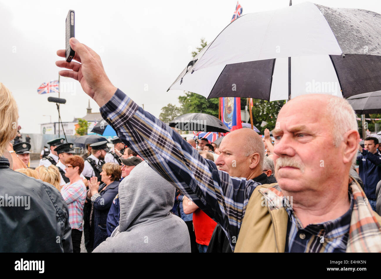 Belfast, Northern Ireland. 12 Jul 2014 - Ken Wilkinson from the PUP ...