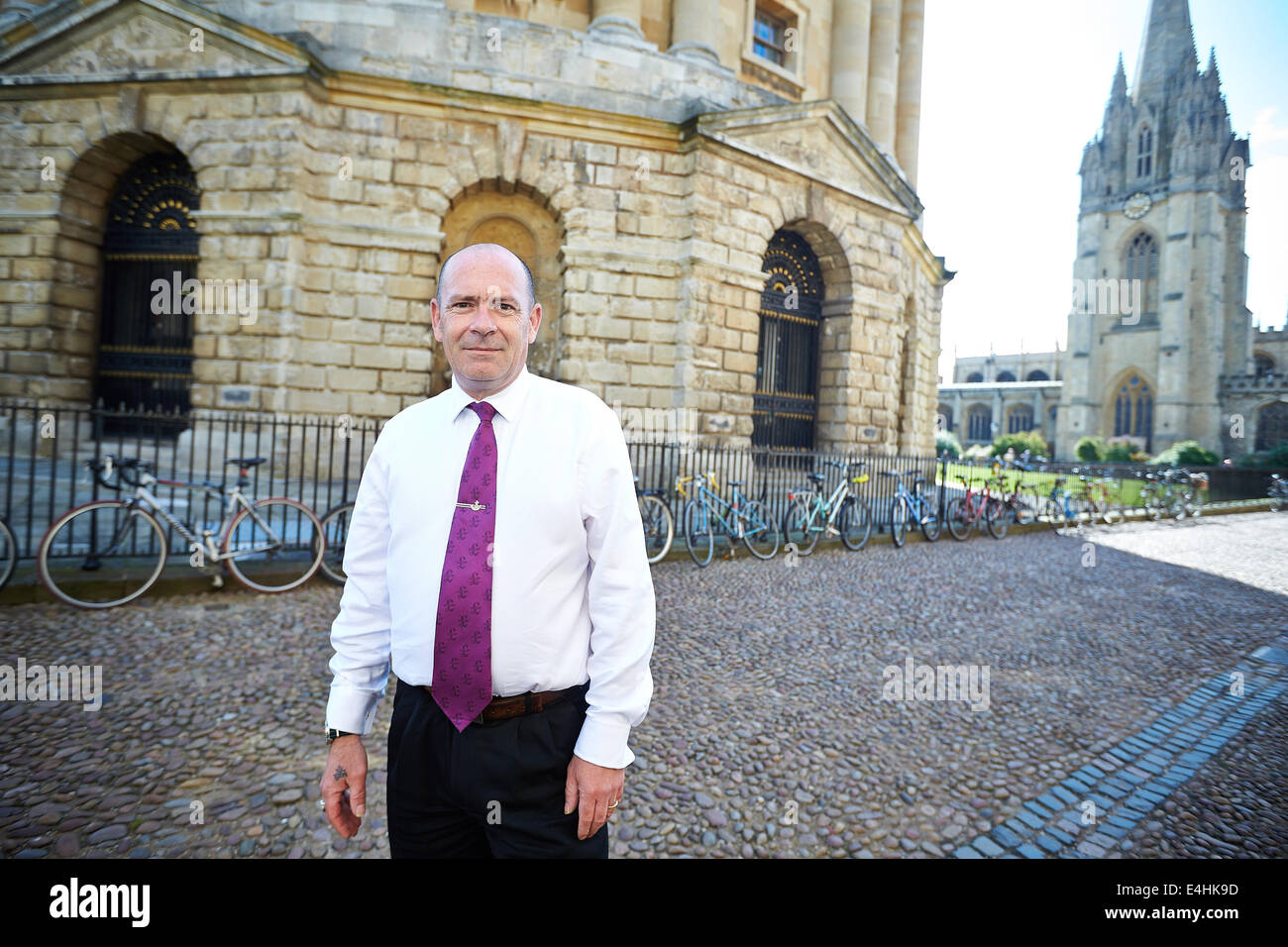 Dickie Bird, Chairman of the Cherwell Branch of UKIP, pictured in ...