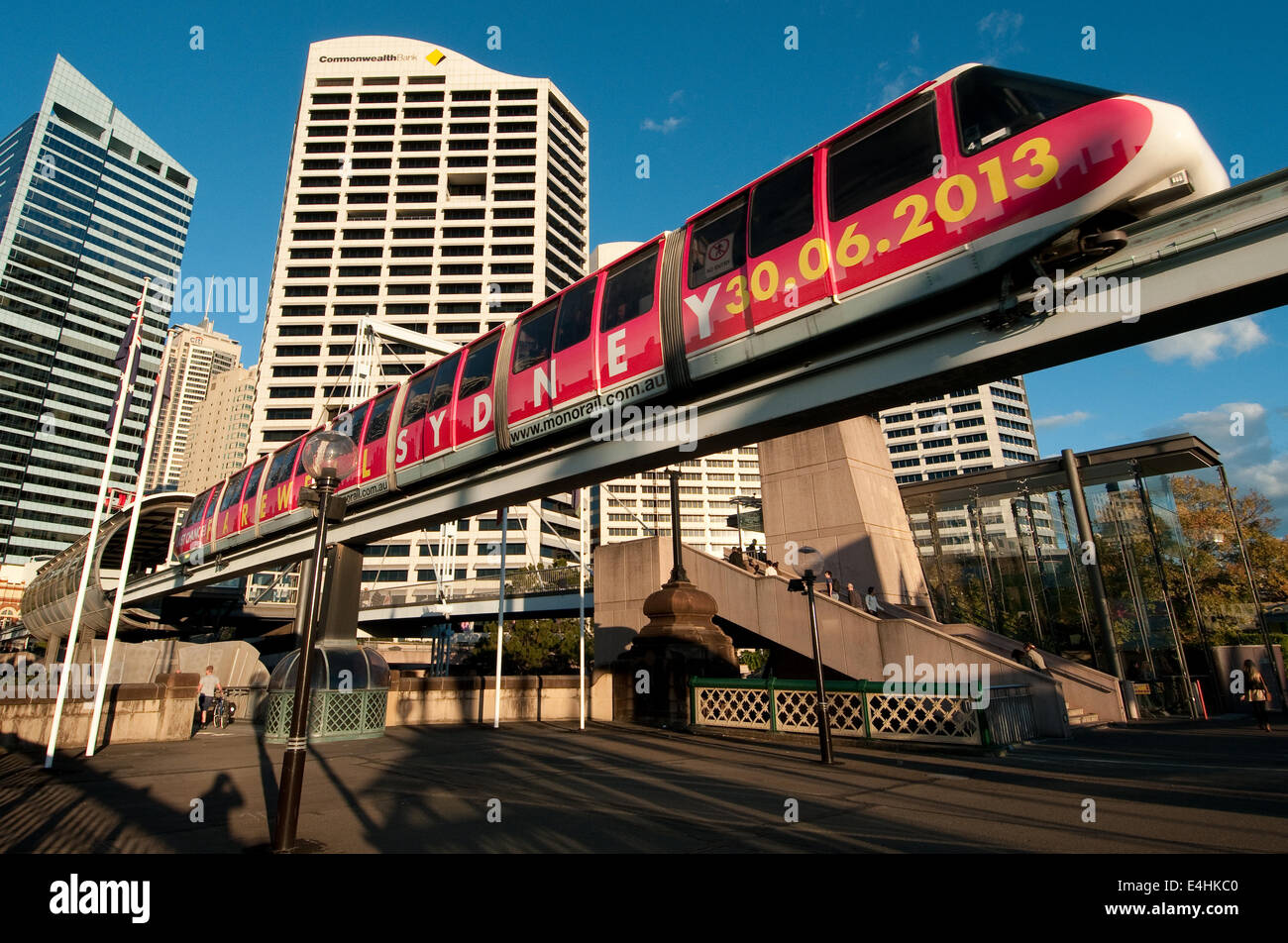 Farewell to the Monorail, Sydney, New South Wales, Australia Stock ...