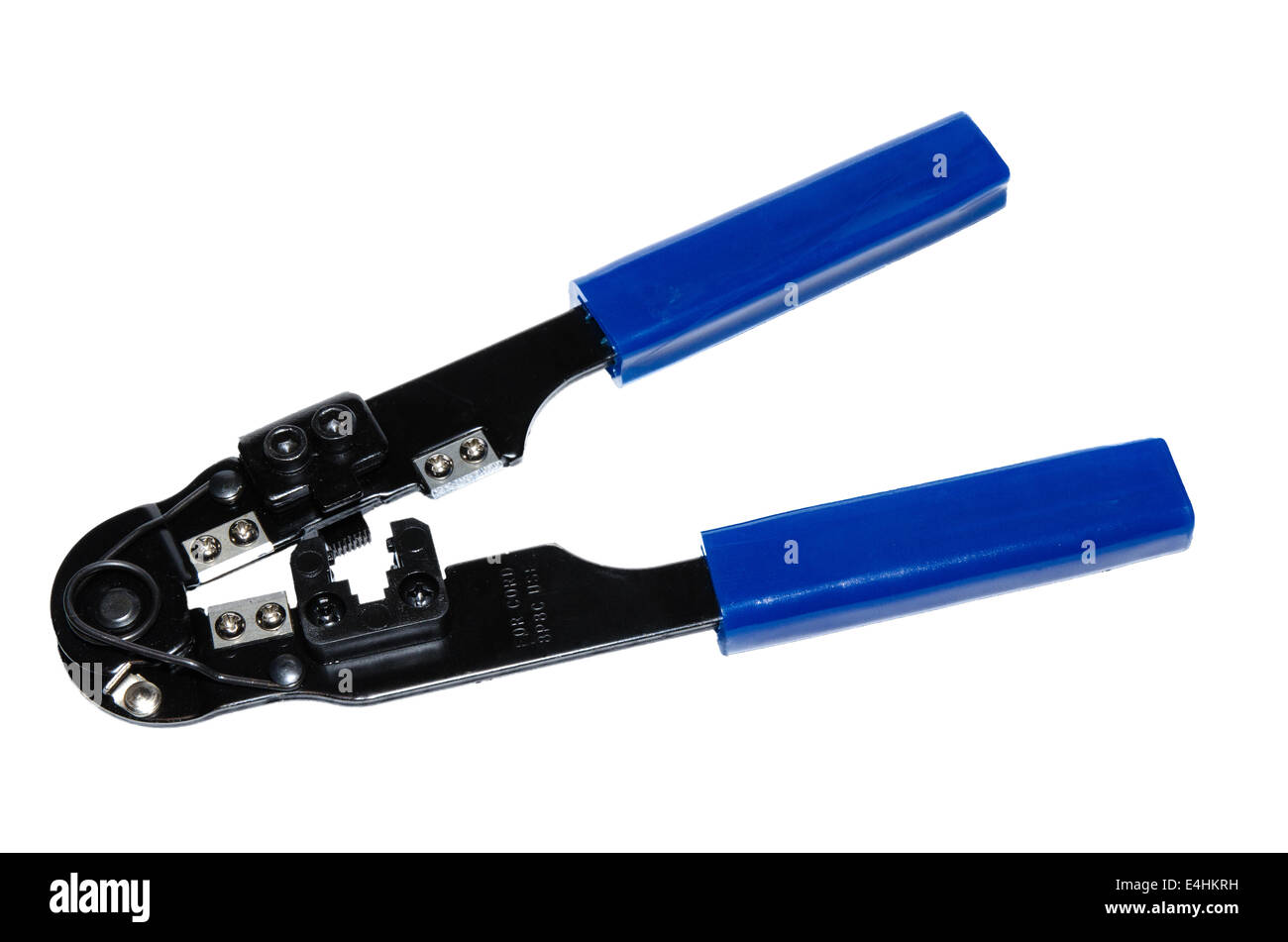 RJ45 Crimping tool. High quality metal construction with plastic ...