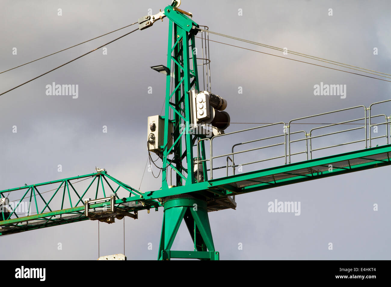Crane barrier building grunge hi-res stock photography and images - Alamy