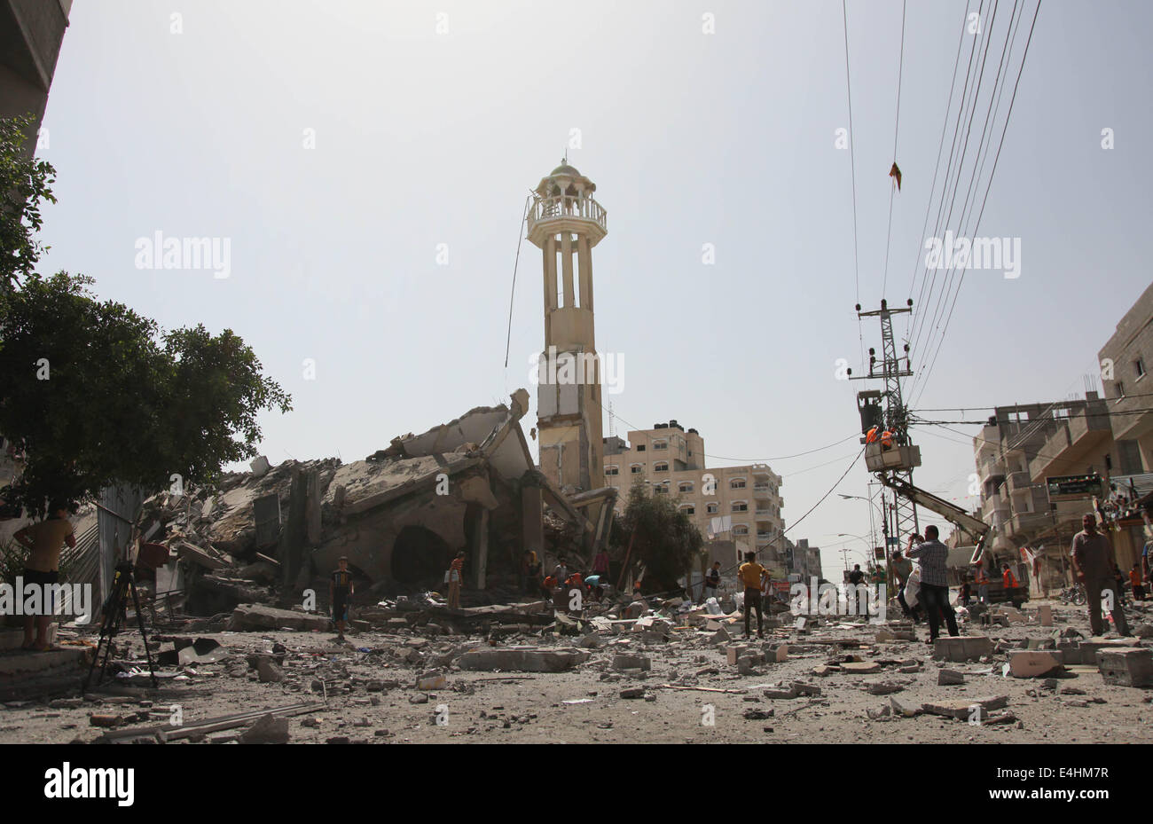 Nuseirat, Gaza Strip, Palestinian Territory. 12th July, 2014 ...