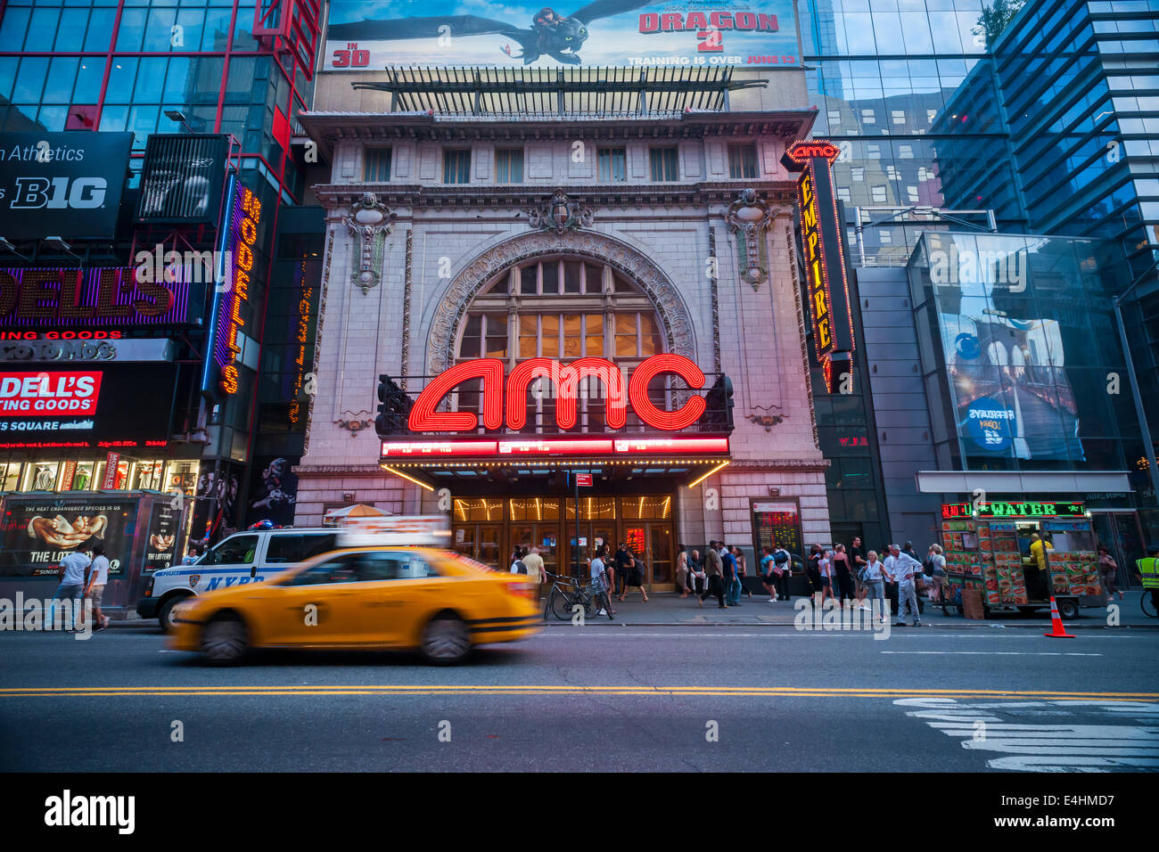 The AMC 25 Theatres in Times Square in New York is seen on Tuesday ...
