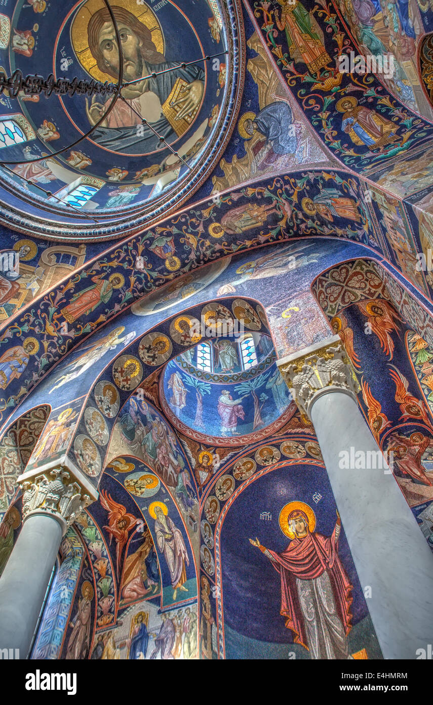 St George's Church at Oplenac, Serbia Stock Photo - Alamy
