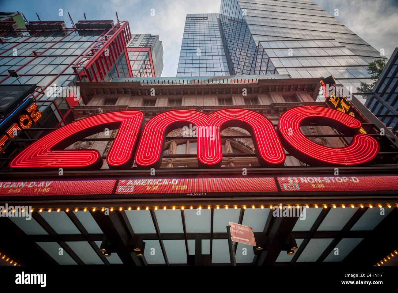 The AMC 25 Theatres in Times Square in New York is seen on Tuesday ...