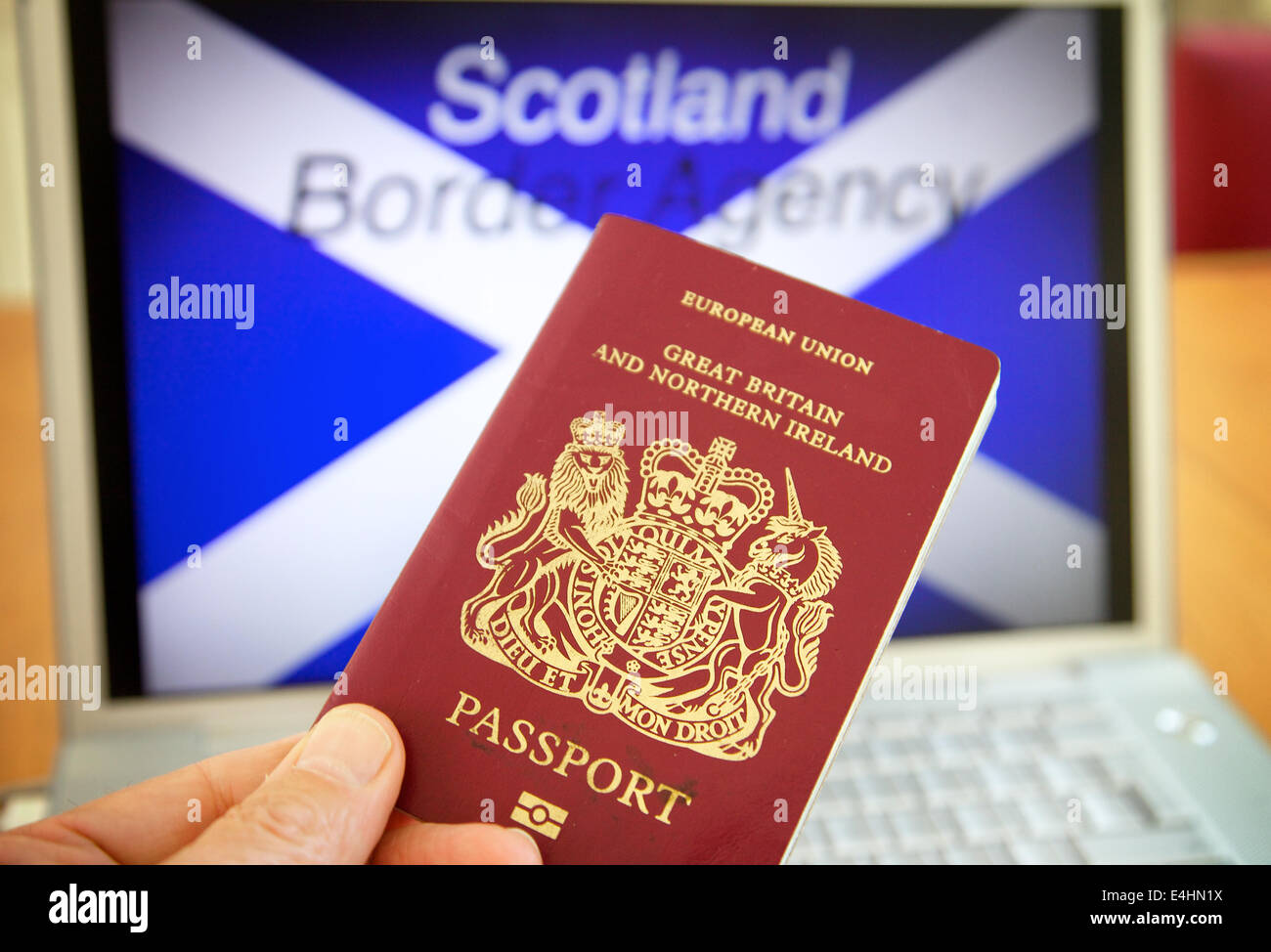 Scottish border controls hi-res stock photography and images - Alamy