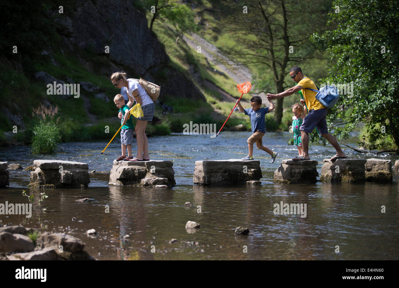 Stepping stones ashbourne hi-res stock photography and images - Alamy