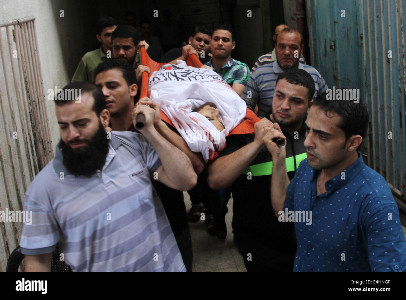 Gaza City, Gaza Strip, Palestinian Territory. 12th July, 2014 ...