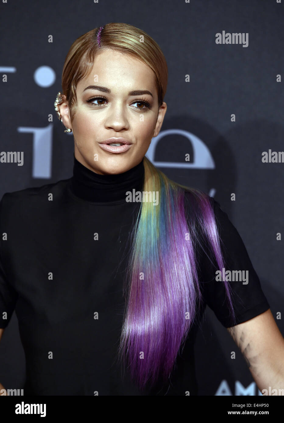 Berlin, Germany. 11th July, 2014. British singer Rita Ora arrives at ...