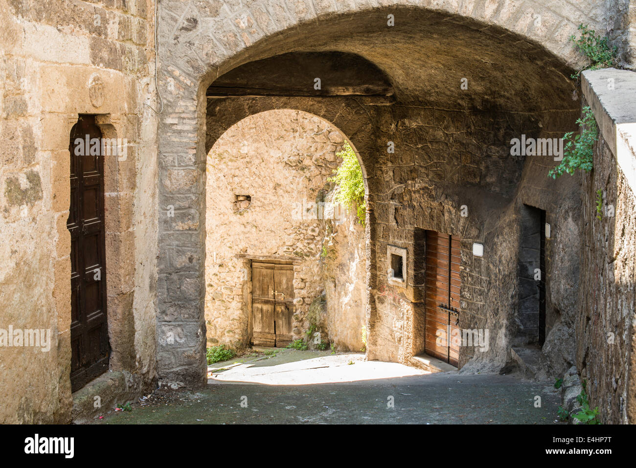 Traditional Italian homes. Old buildings Stock Photo - Alamy