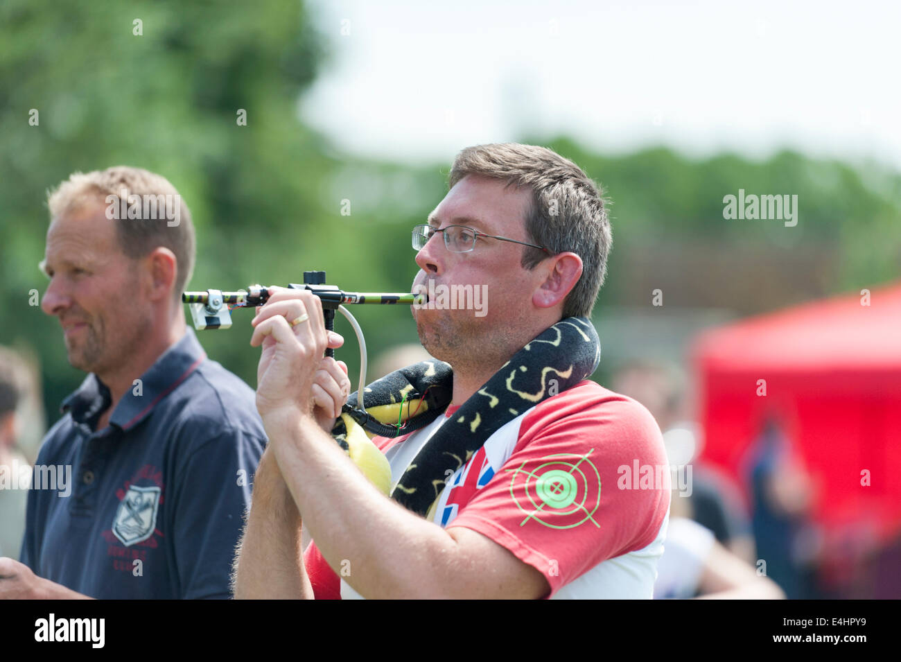 Pea shooting competition hi-res stock photography and images - Alamy
