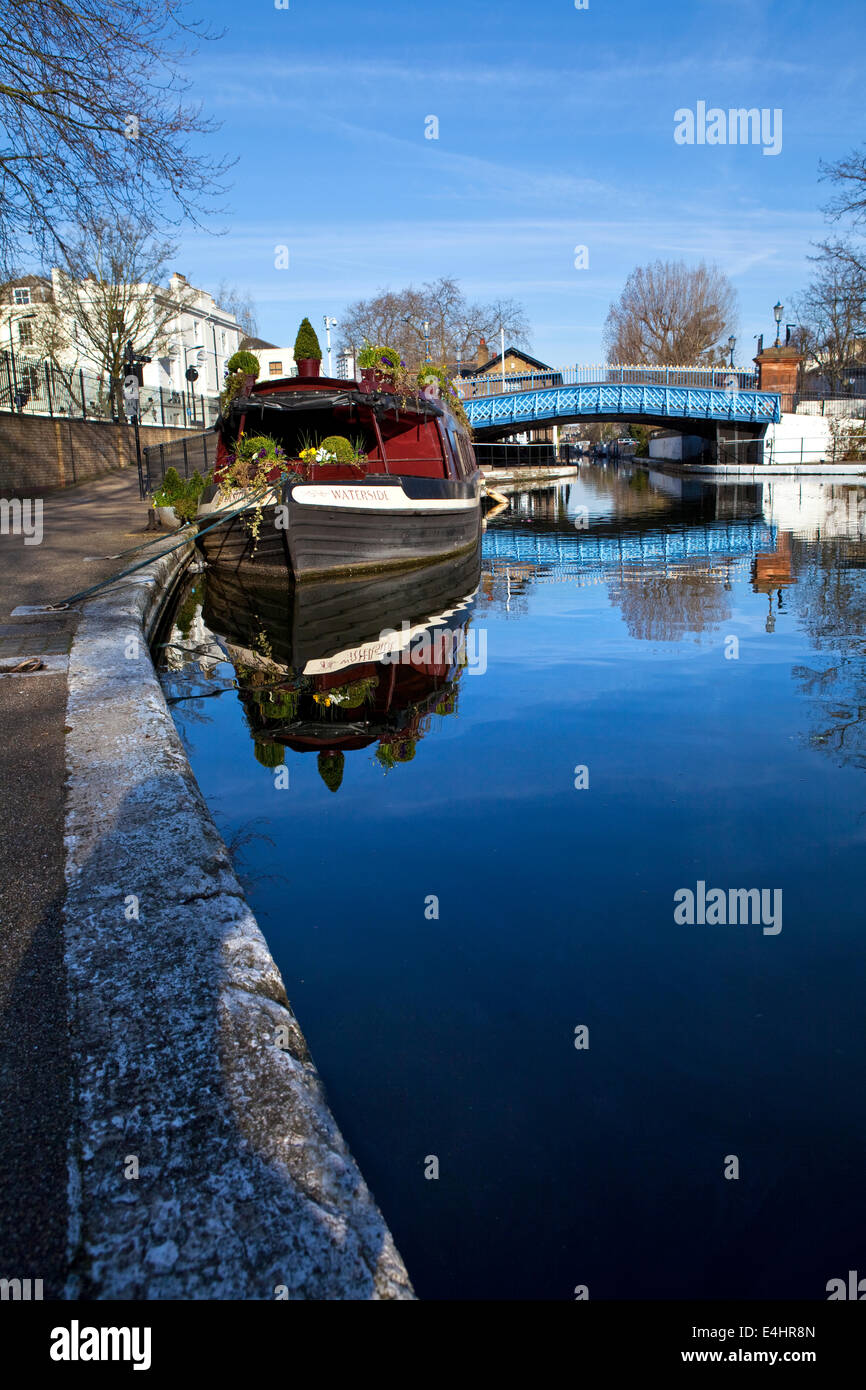 Little Venice -situated along the Regents Canal in London Stock Photo ...