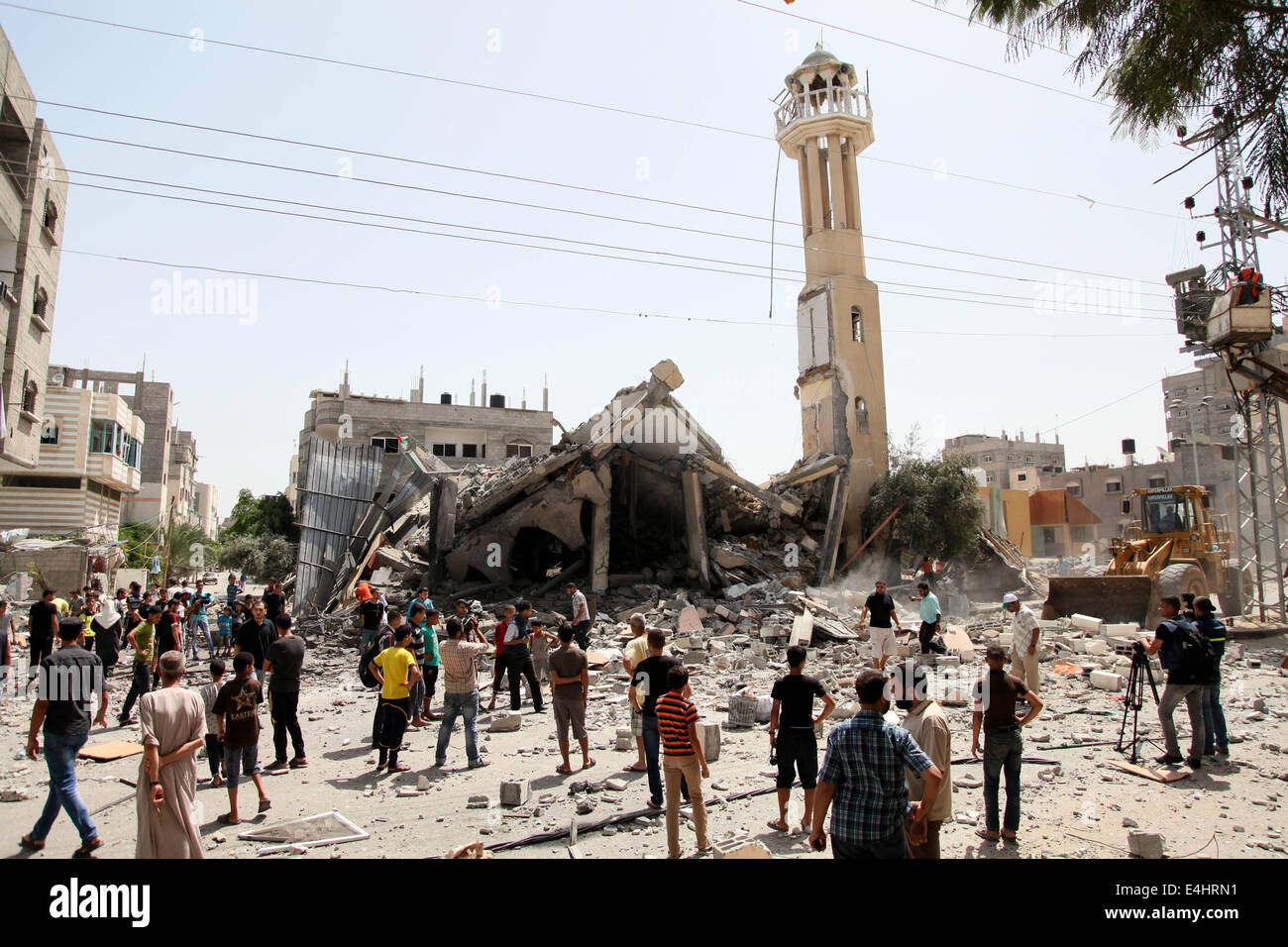 Nuseirat, Gaza Strip, Palestinian Territory. 12th July, 2014 ...