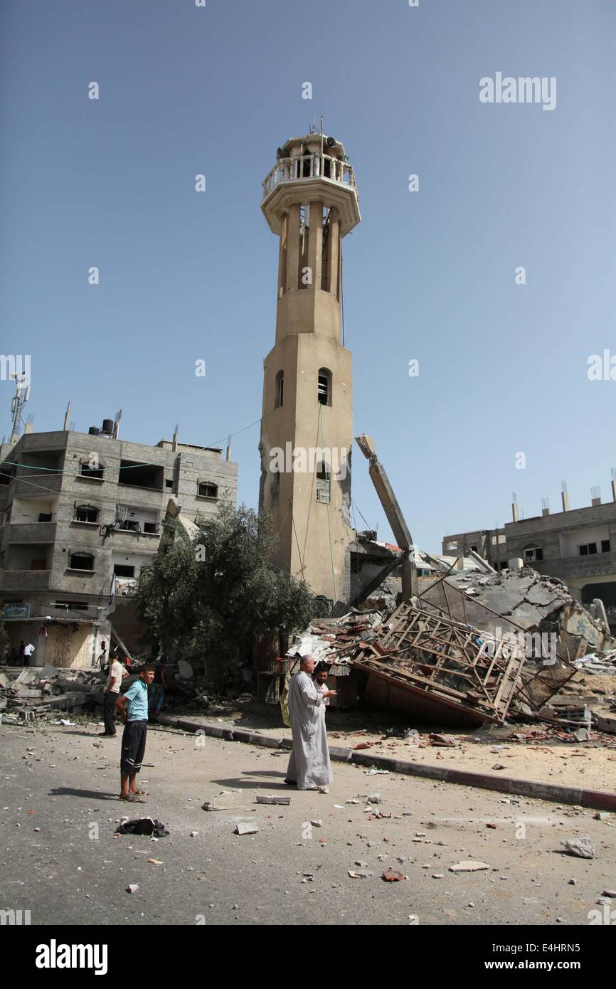Nuseirat, Gaza Strip, Palestinian Territory. 12th July, 2014 ...