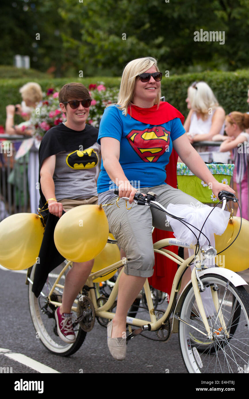 Open Golf West Kirkby, Wirral, UK. July, 2014. Open Golf Big Welcome ...