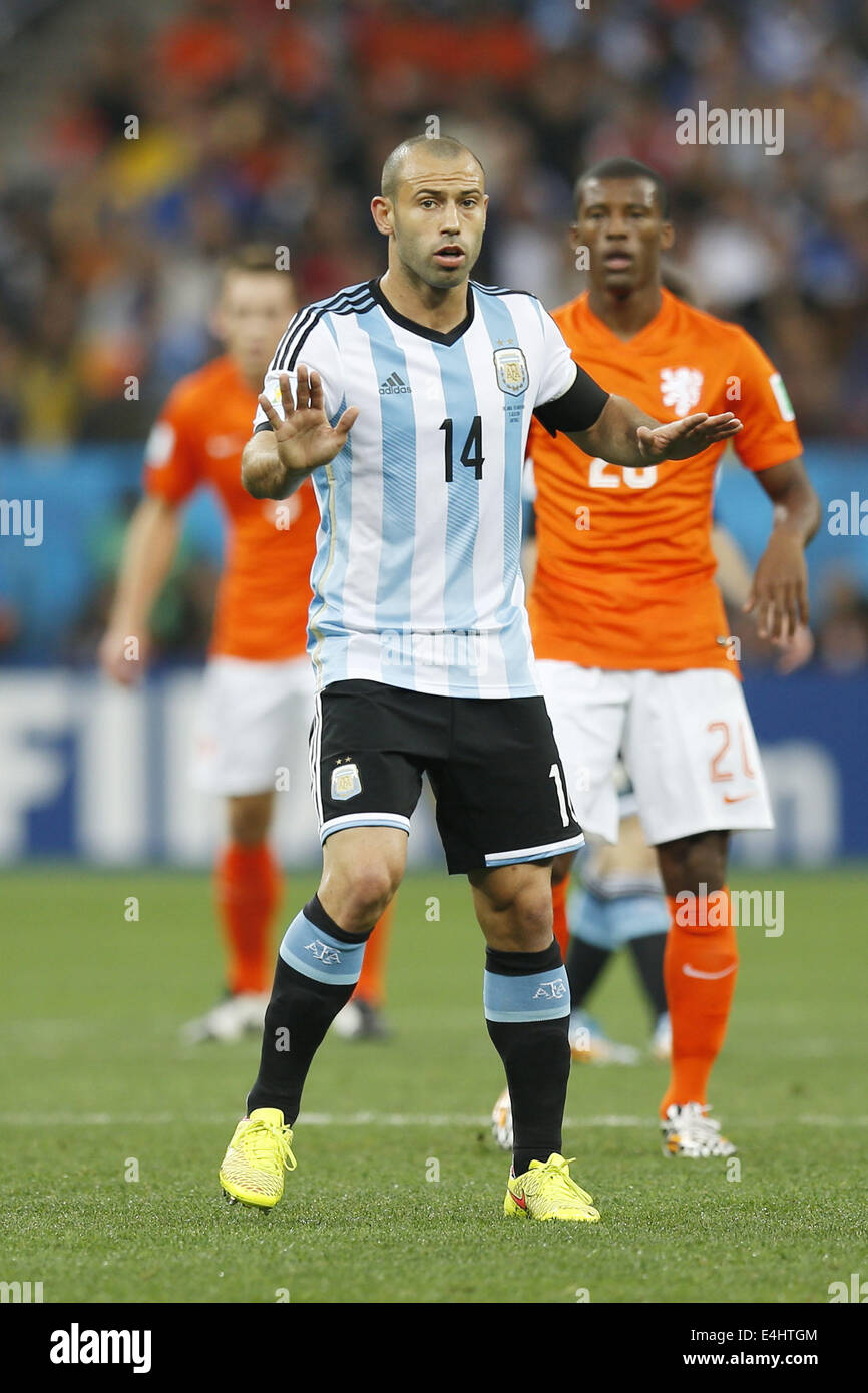 Javier Mascherano (ARG), JULY 9, 2014 - Football / Soccer : FIFA World ...