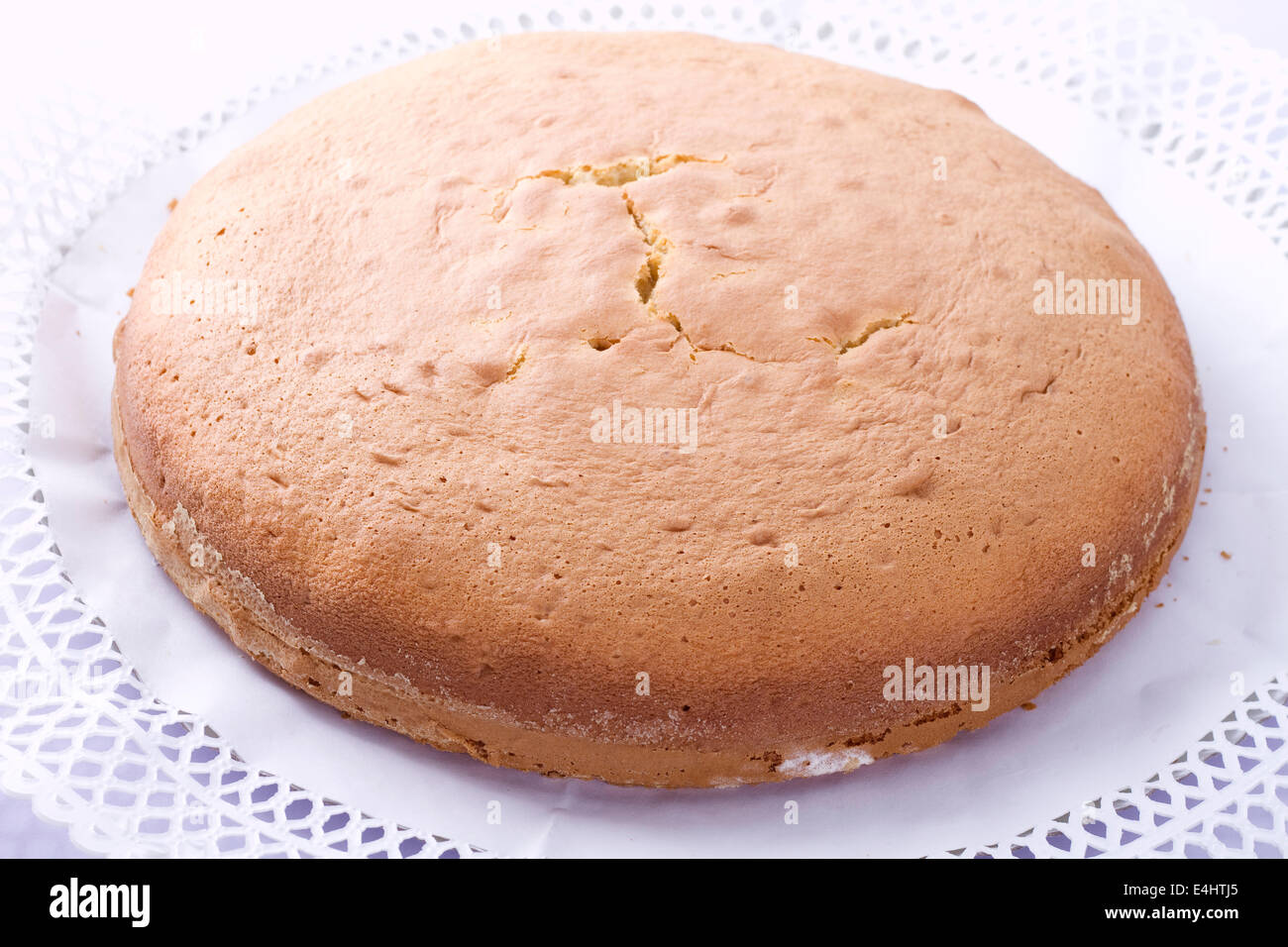 Cake base over white background Stock Photo - Alamy
