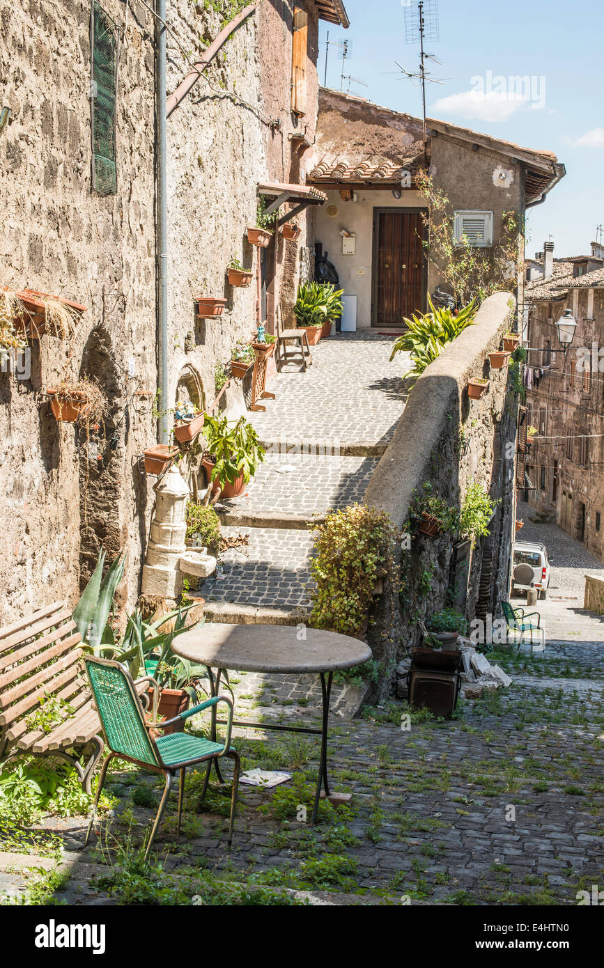 Traditional Italian homes. Old buildings Stock Photo - Alamy