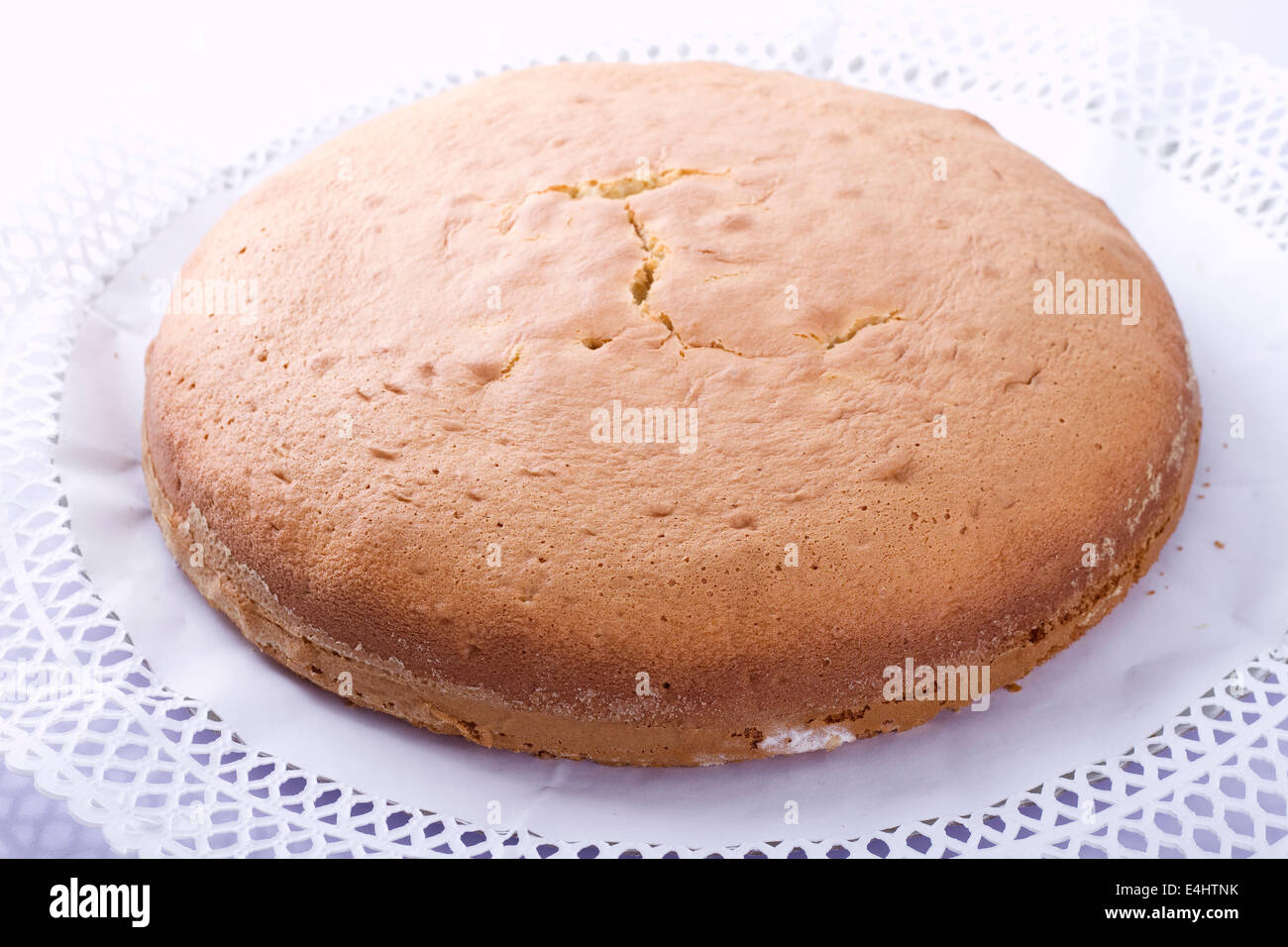 Cake base over white background Stock Photo - Alamy