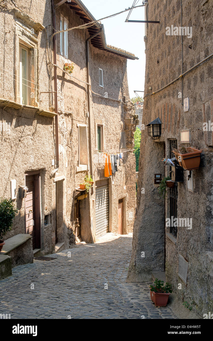 Traditional Italian homes. Old buildings Stock Photo - Alamy