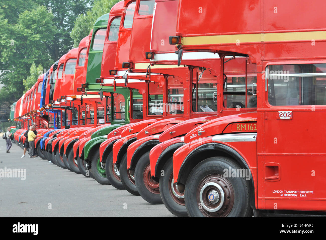 Finsbury Park, London, UK. 12th July 2014. Routemaster Bus Festival in ...