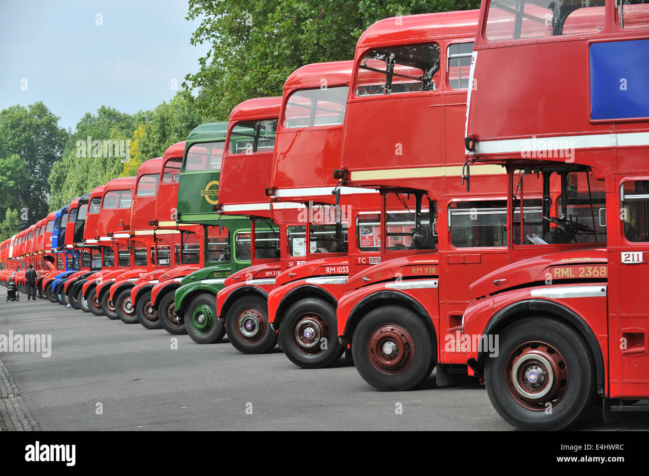 Finsbury Park, London, UK. 12th July 2014. Routemaster Bus Festival in ...